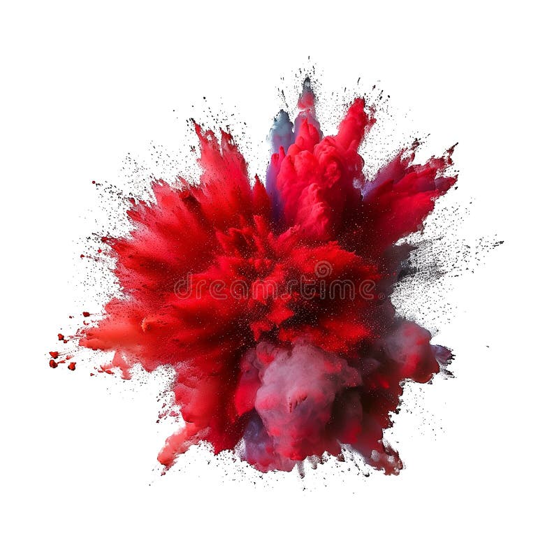 A Colorful Explosion of Paint is Shown in this Image. Stock Photo ...