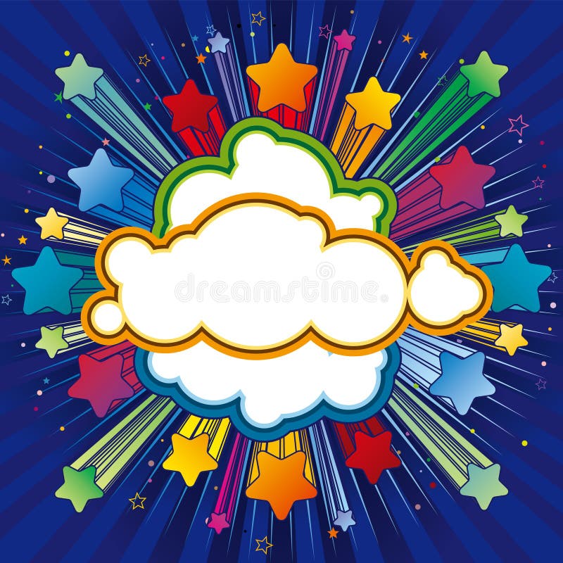 Stars and frame stock vector. Illustration of anniversary - 15479944