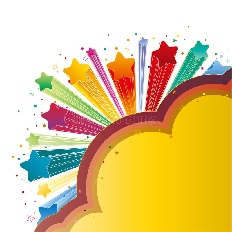 Stars Explosion Background stock vector. Illustration of celebration ...