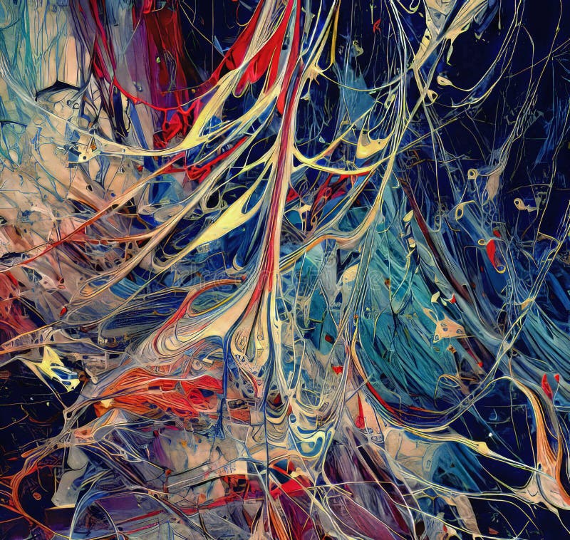 Explosive Abstract Fractal Strings Stock Illustrations – 7 Explosive ...