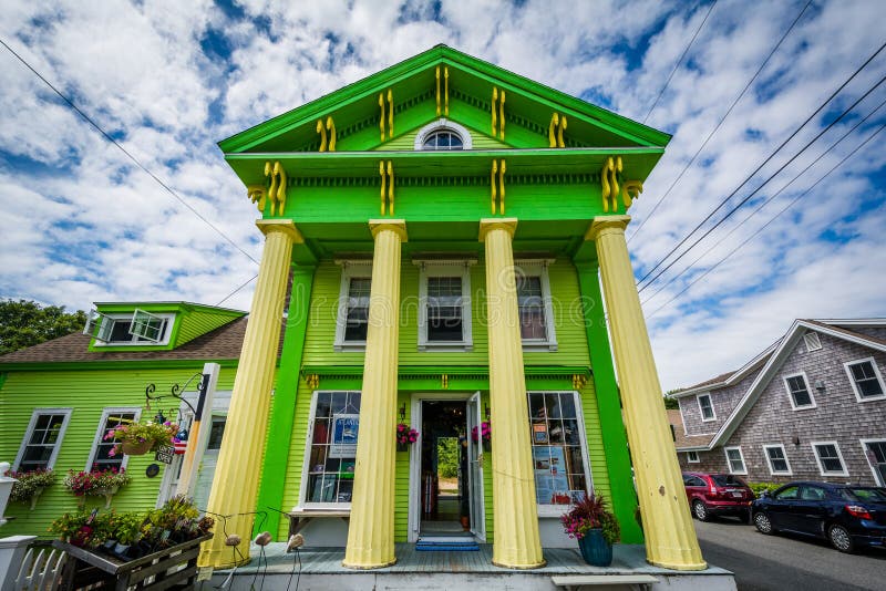 Colorful Exterior of a Shop in Chatham, Cape Cod, Massachusetts ...