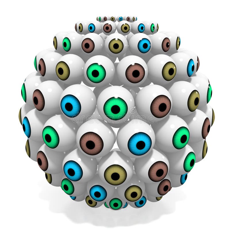 Many Eyeballs Stock Illustrations – 126 Many Eyeballs Stock ...