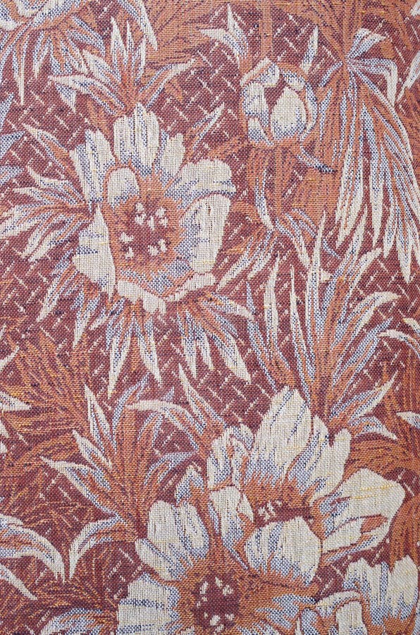 Colorful Fabric Damask with Flowers Stock Photo - Image of fashion ...