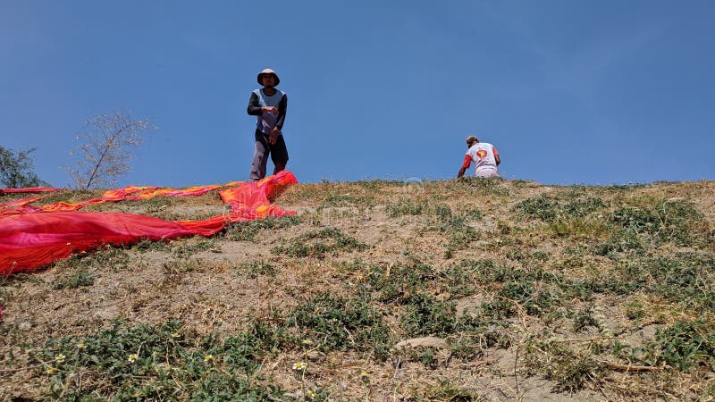 Colorful Fabric Drying after Traditional Dye Process Editorial Stock ...