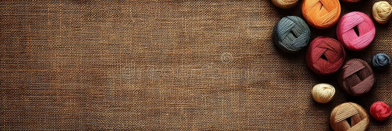 Colorful Fabric Objects in Diagonal Arrangement Stock Illustration ...