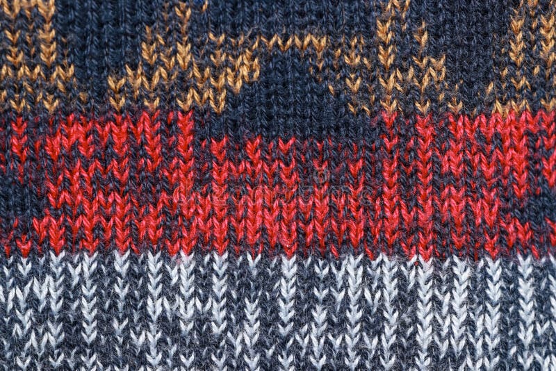 Colorful Fabric Pattern Close Up Shot Stock Image - Image of fashion ...