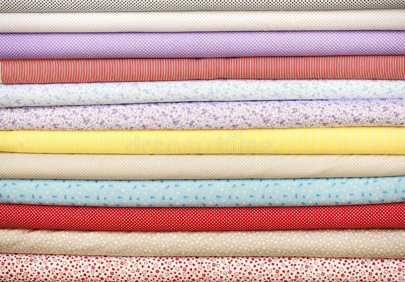 Colorful fabric stock photo. Image of colorful, stack - 33730706