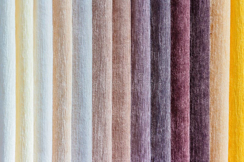 Colorful fabric samples stock image. Image of needlework - 130945209