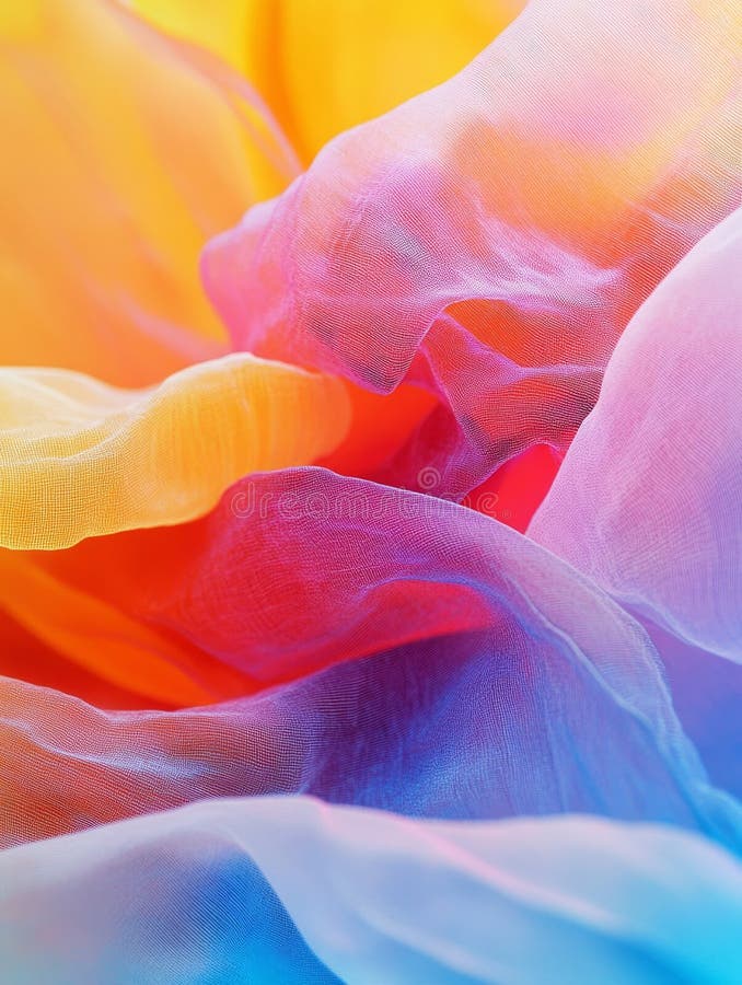 Colorful Fabric Wave Background Stock Image - Image of cloth, weaving ...