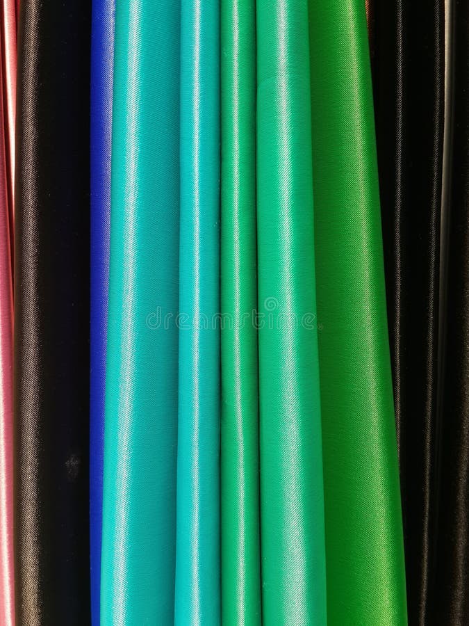 Colorful Fabrics and Shawls at a Market Stall Stock Image - Image of ...