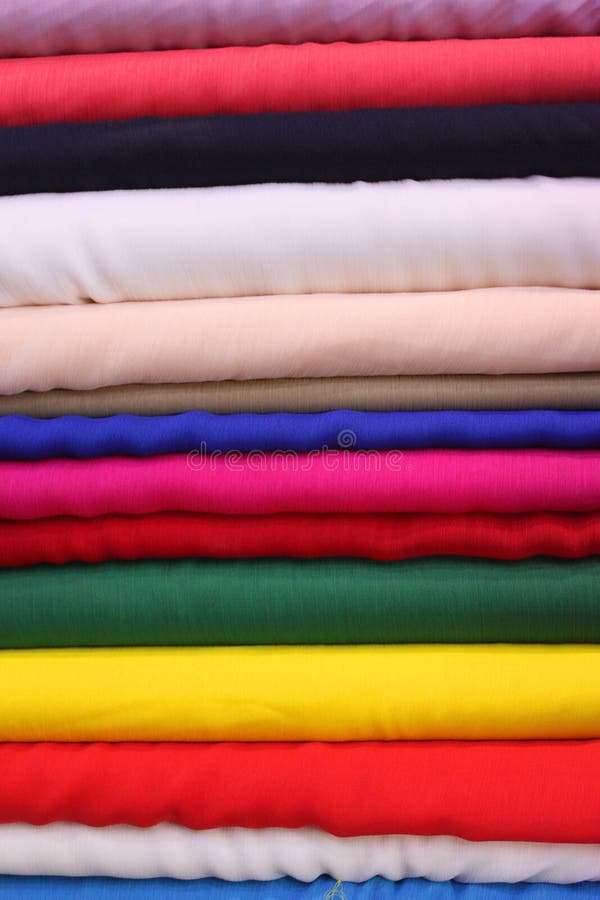 Colorful fabrics stock photo. Image of manufacturing - 44732788