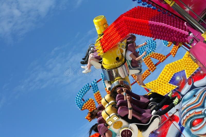 Colorful Fairground Ride stock photo. Image of colorful - 5767200