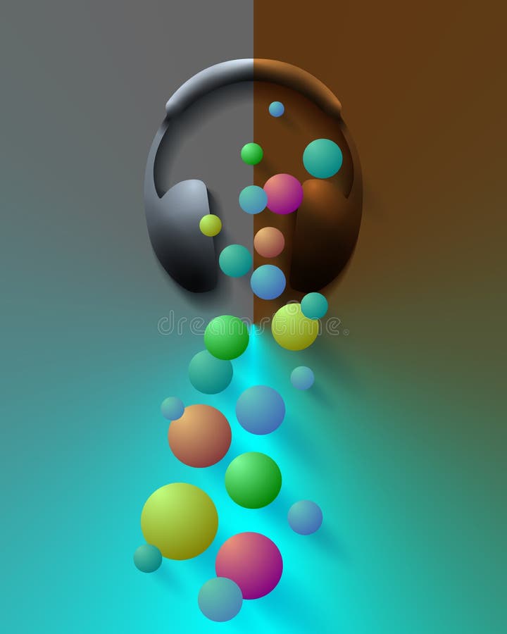 Colorful falling balls stock vector. Illustration of blue - 244101185