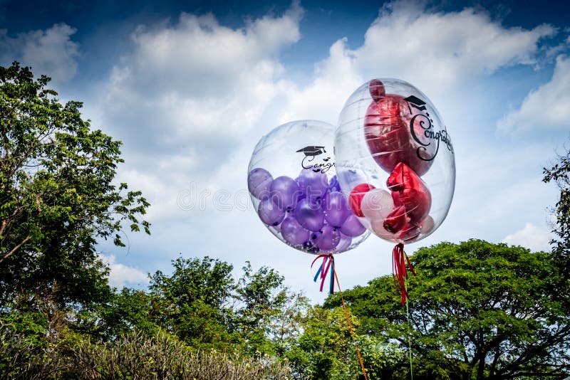 Colorful of fancy balloons stock image. Image of white - 84720801