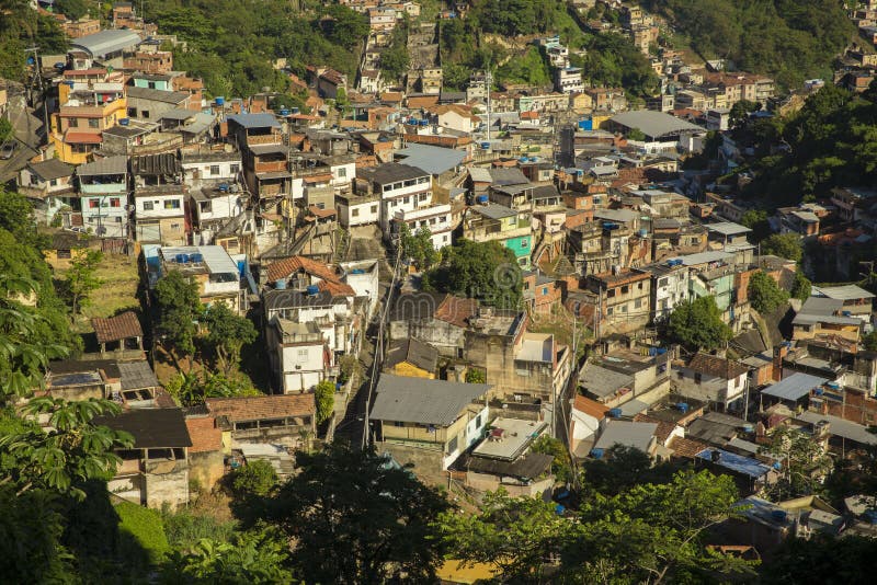Colorful Favela in Rio, Brazil Stock Photo - Image of brazil, house ...