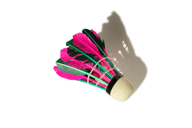 138 Colorful Feather Isolated Shuttlecock Stock Photos - Free & Royalty ...
