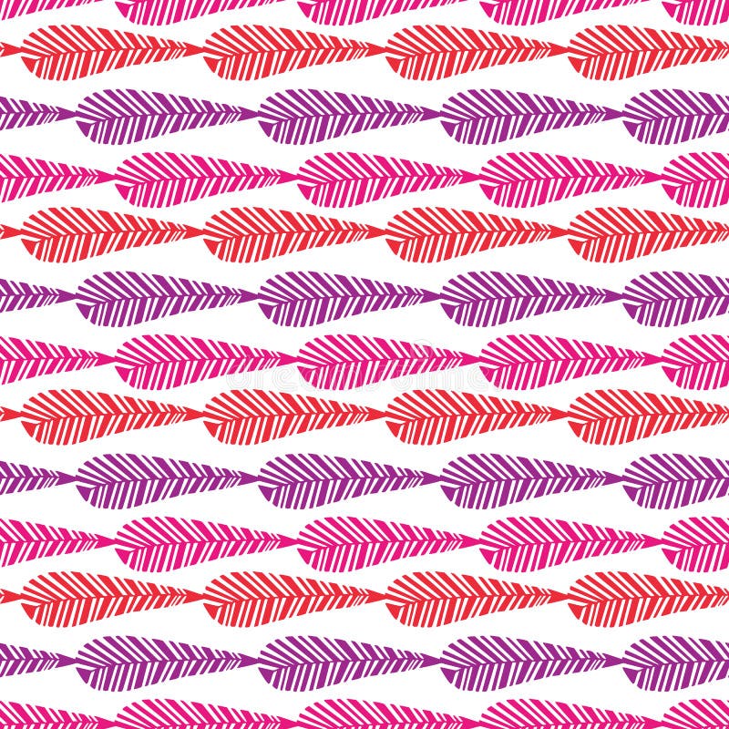 Colorful Feathers Pattern Design. Background for Textile or Wall Paper ...