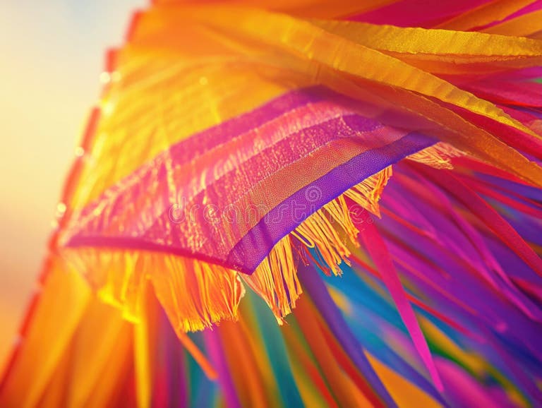 Colorful Feathers in Sunlight Stock Illustration - Illustration of ...
