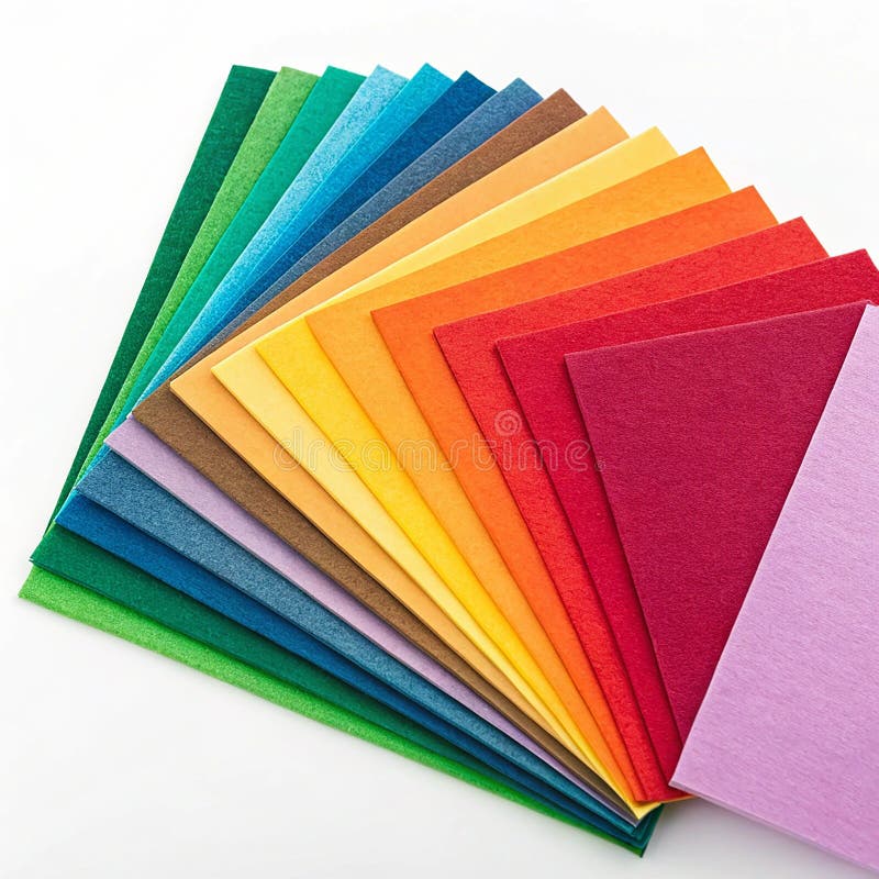 Assorted Felt Sheets Stock Illustrations – 16 Assorted Felt Sheets ...