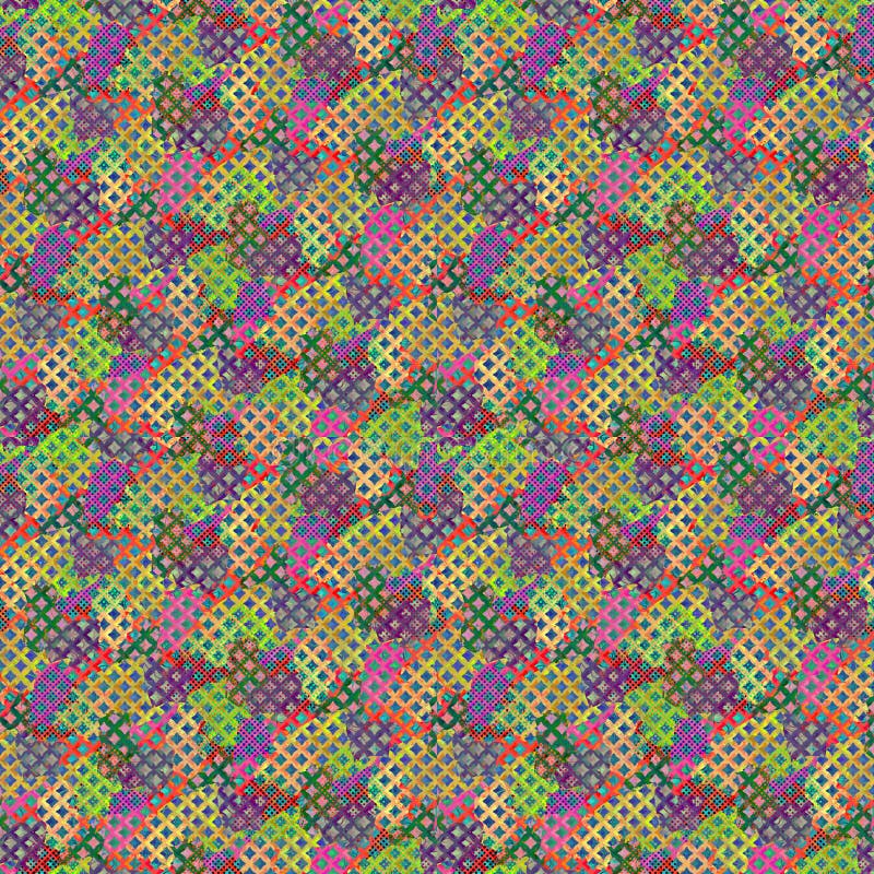 Colorful Fence Patchwork Repeat Pattern, Fabric, Surface Cover ...