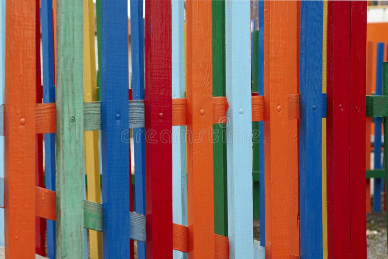 Colorful fence texture stock image. Image of fancy, relief - 90012015