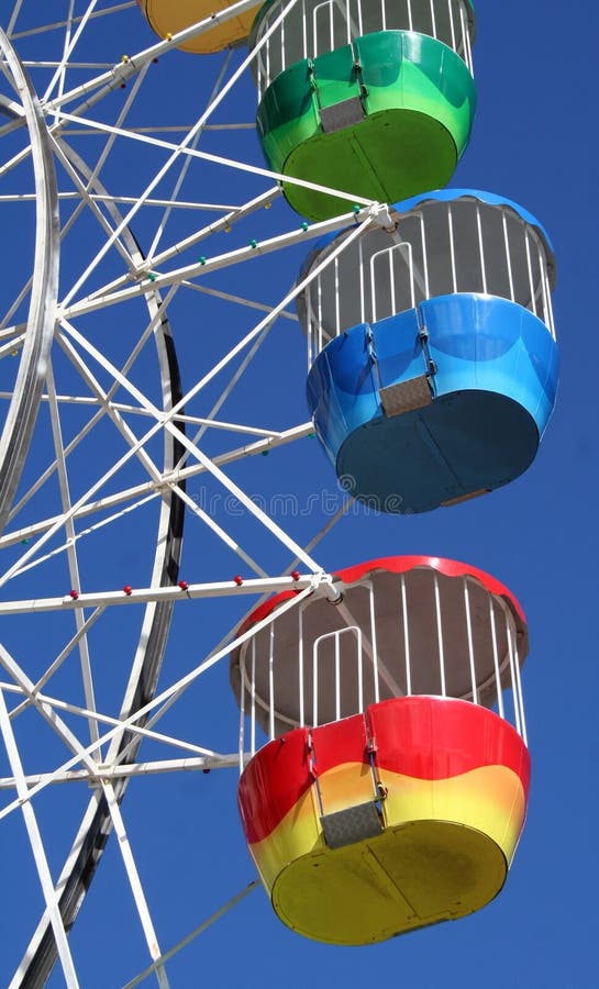Colorful Ferris wheel stock photo. Image of angle, wheel - 18663042