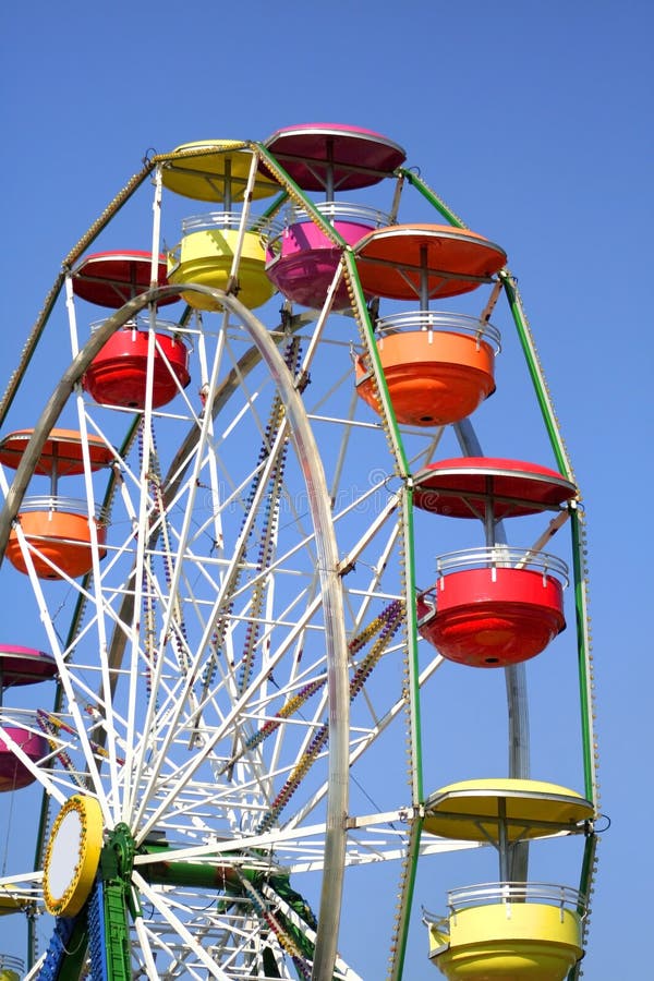 Colorful Ferris Wheel stock photo. Image of ride, fair - 2982832