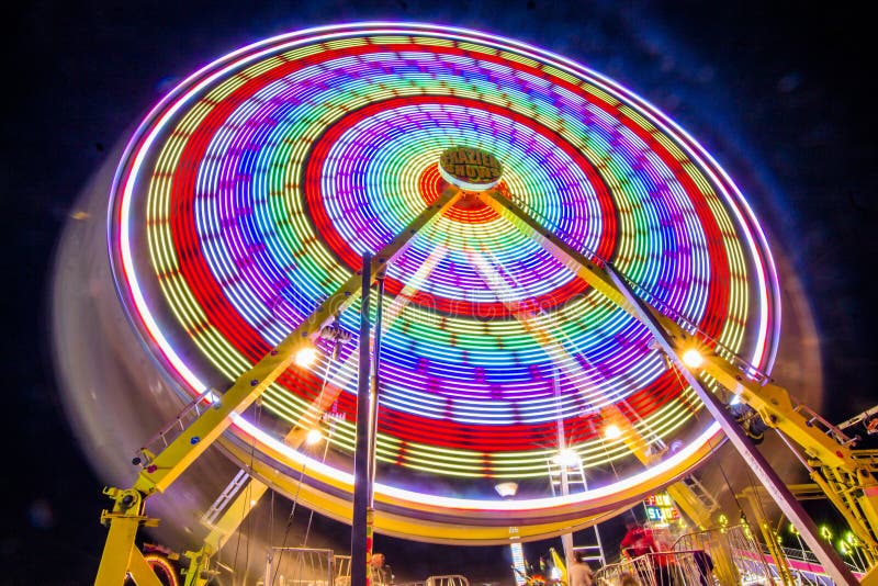 Colorful ferris wheel stock photo. Image of rainbow, fair - 83722750