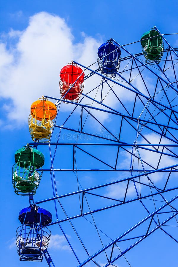 Colorful Ferris Wheel stock image. Image of park, composite - 32292441