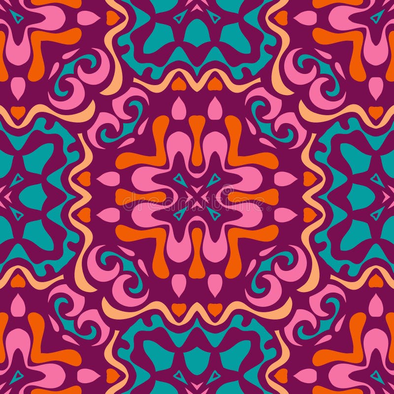 Colorful Festive Abstract Vector Pattern Stock Vector - Illustration of ...