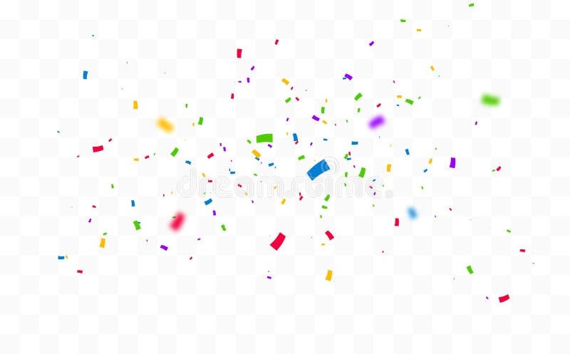 Colorful Festive Confetti Pieces Stock Vector - Illustration of ...