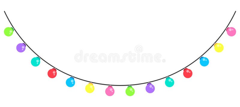 Colorful Festive String Lights, Decorative Lights, Lightbulb Hanging ...
