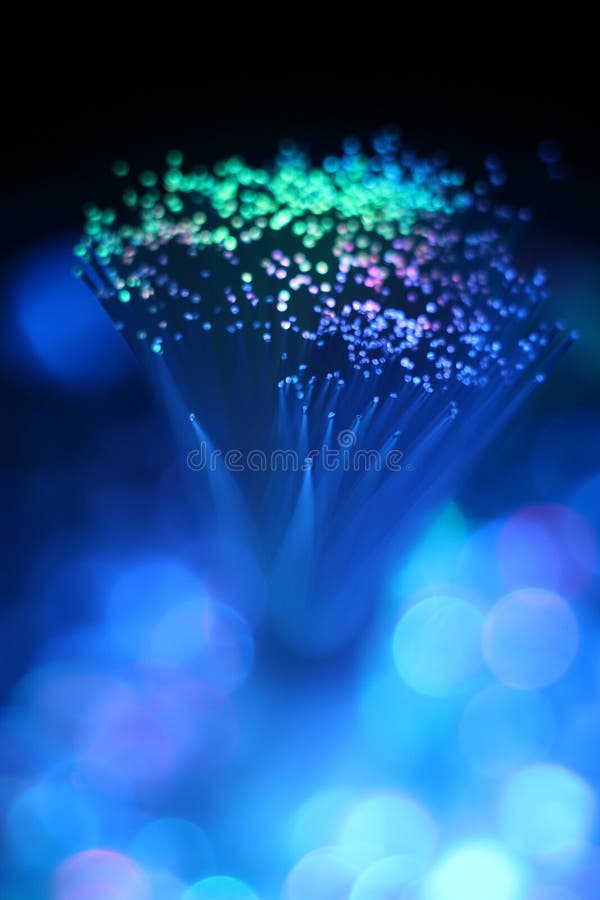 Colorful fiber optical. stock photo. Image of blue, background - 34007142