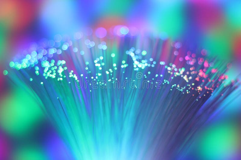 Colorful fiber optical. stock photo. Image of blue, background - 34007142
