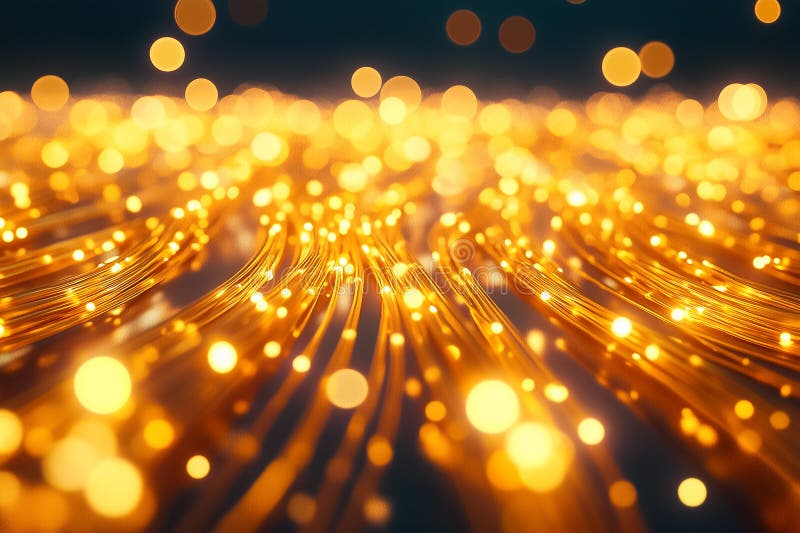 Colorful Fibers Intertwine and Pulse with Light, Creating a Dynamic and ...