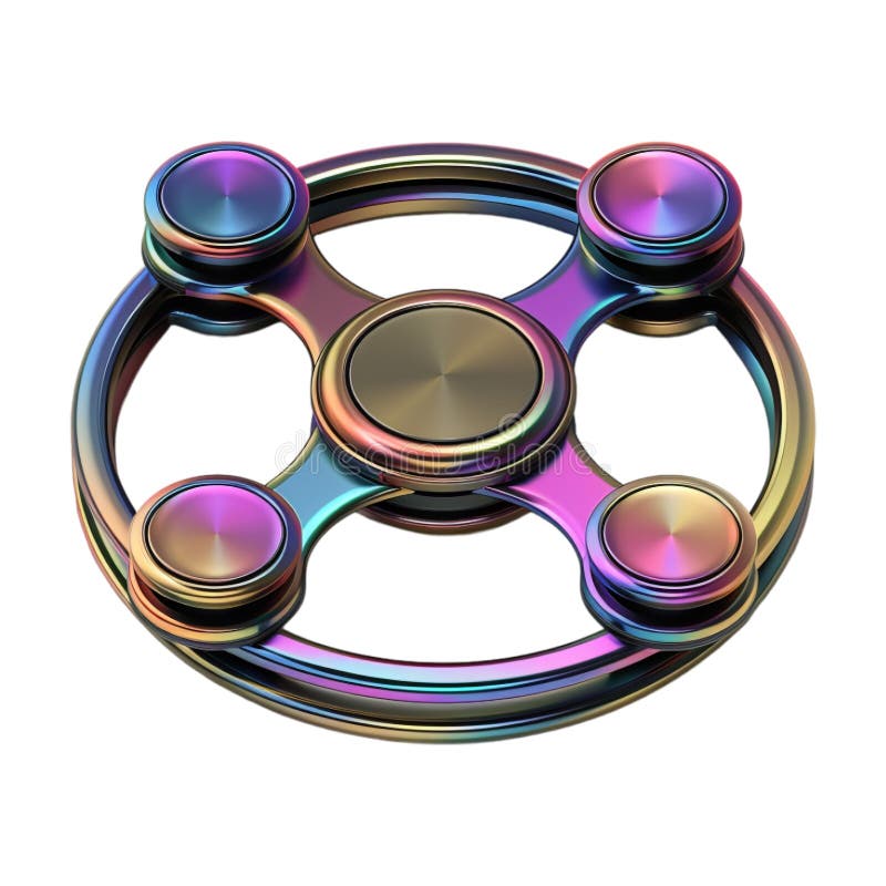 Colorful Fidget on Transparent Background - Ai Generated Stock ...
