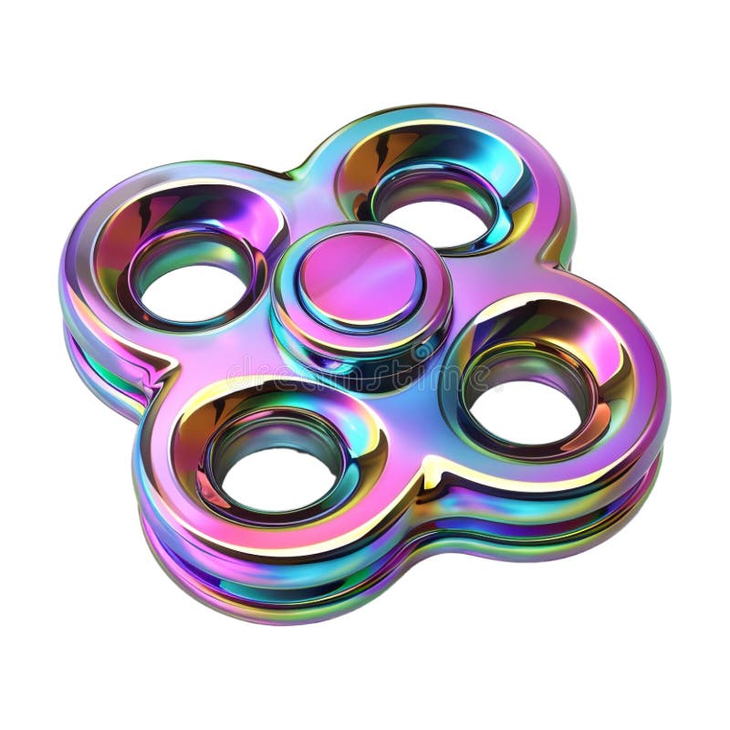 Colorful Fidget on Transparent Background - Ai Generated Stock ...