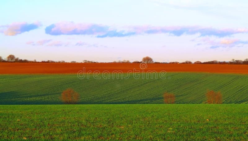 Colorful fields in fall stock image. Image of beautiful - 28582735