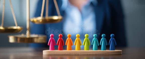 The Colorful Figurines Represent Diversity and Equality in a ...