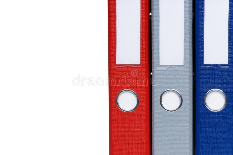 Colorful file folders stock photo. Image of documents - 66856370