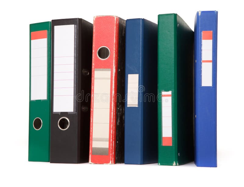 Colorful files stock photo. Image of document, files - 17971386