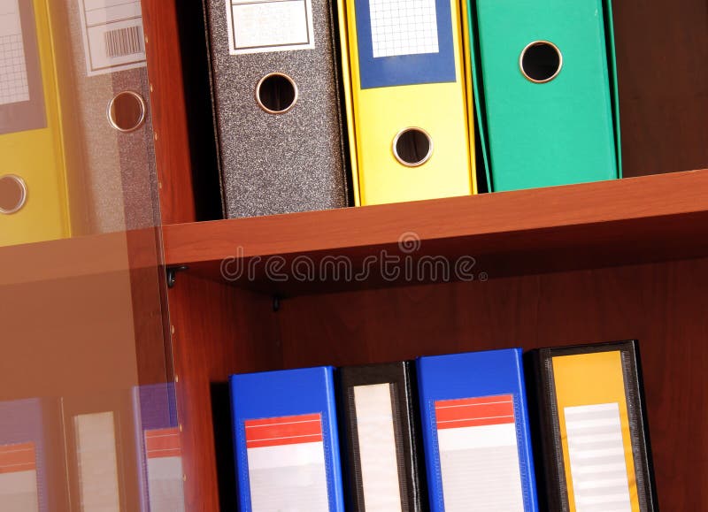 Colorful files stock photo. Image of document, files - 17971386