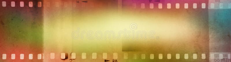 Colorful Film Frames Background Stock Photo - Image of negativesquot ...