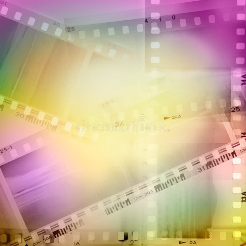 Colorful film frames stock photo. Image of negative - 128371676