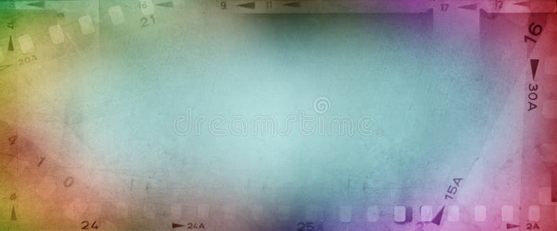 Colorful film frames stock photo. Image of negative - 294536838