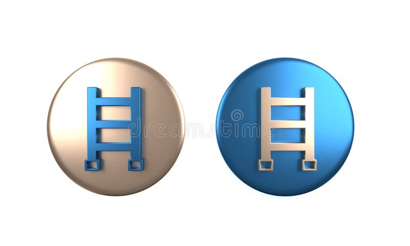 Colorful Fire Escape Icon Isolated on White Background. Pompier Ladder ...