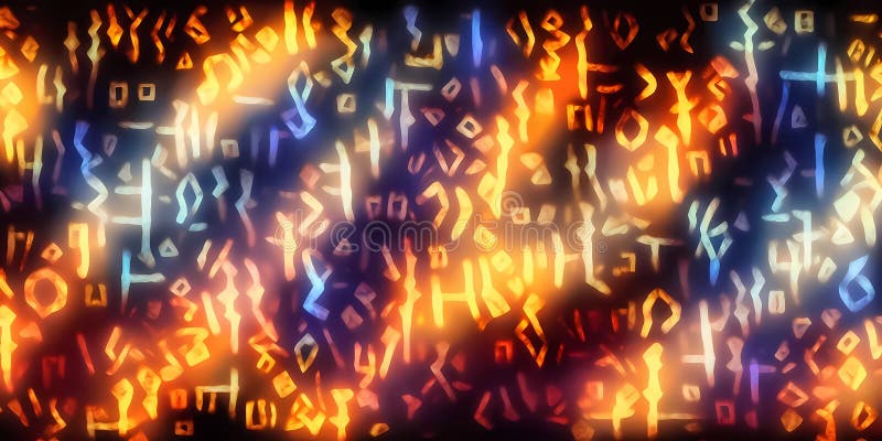 Colorful Fire Abstract Art Backgrounds Blurs Stock Illustration ...