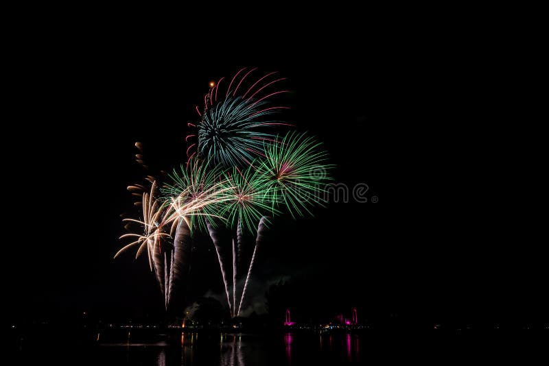Colorful firework stock photo. Image of celebration, flare - 39558466
