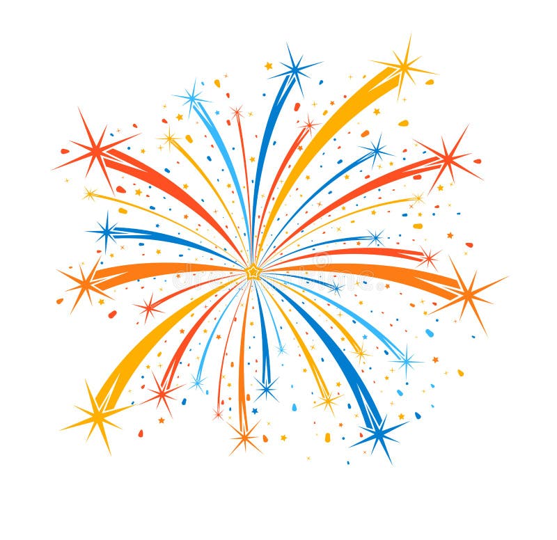 Colorful Firework Clipart Free