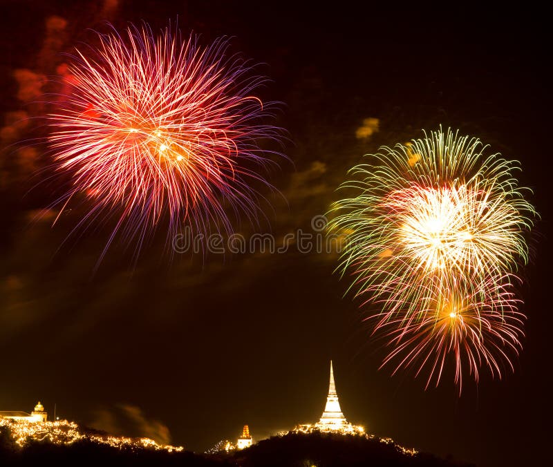 Colorful fireworks stock image. Image of happy, colorful - 37949841
